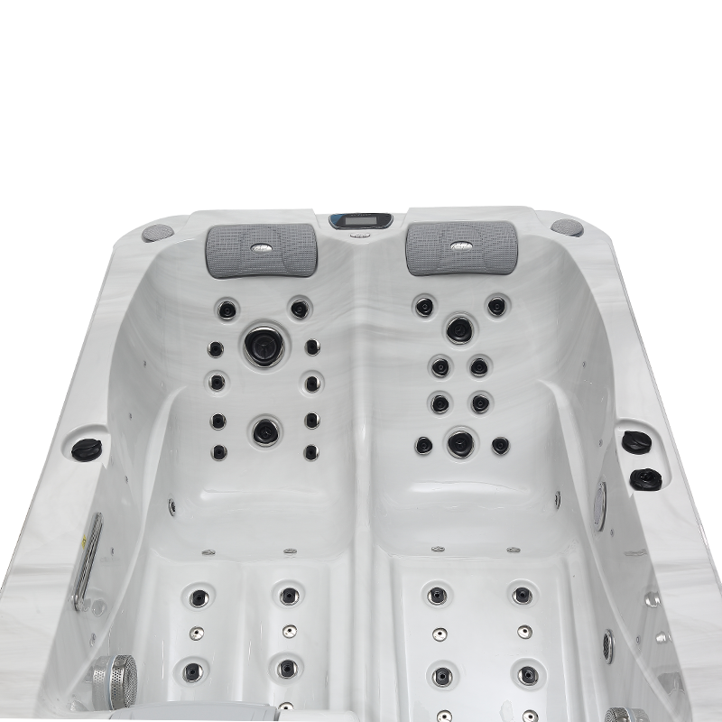Spa 2 places allongées Archipel® GT2 PRO MAX BLANC MARBRE LED - Spa ...