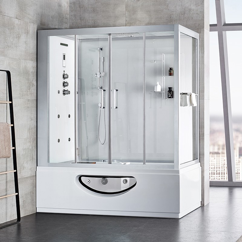 Combi Balneo douche Hammam Archipel® CBH WHITE Droite